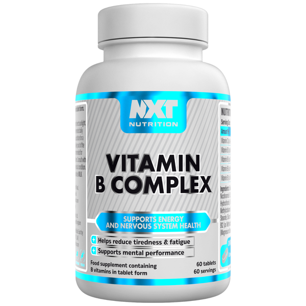 NXT Nutrition Vitamin B Complex 60 Tablets – elitesuppsuk