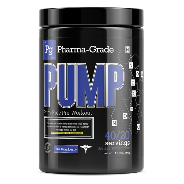 Pharma-Grade PUMP Stim-Free Pre-Workout 400g – elitesuppsuk