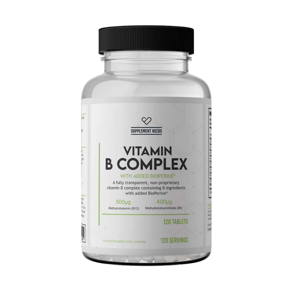 Supplement Needs Advanced Vitamin B Complex 120 Tabs – elitesuppsuk